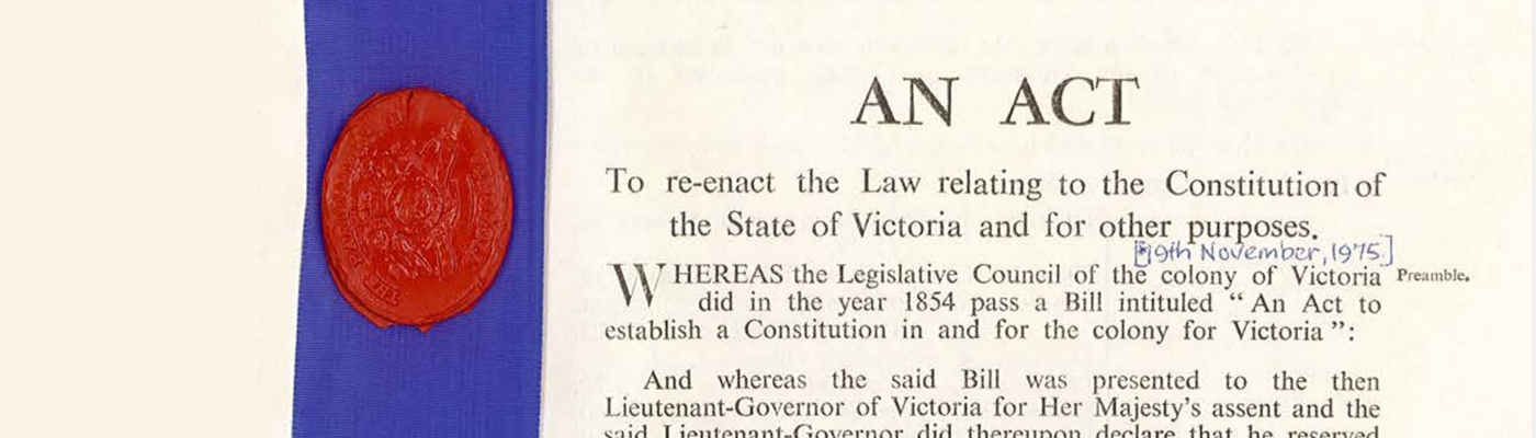 The Victorian Constitution - Parliament of Victoria