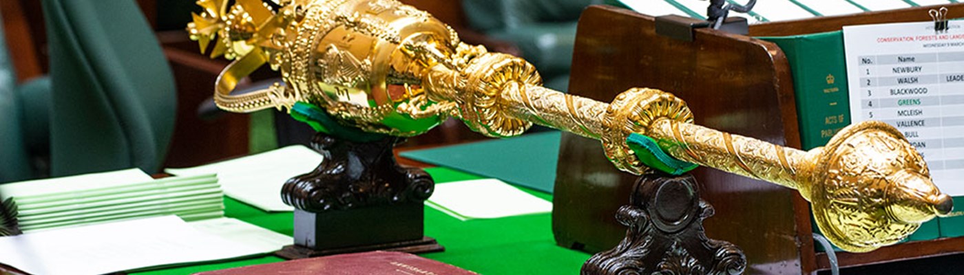 The missing mace - Parliament of Victoria