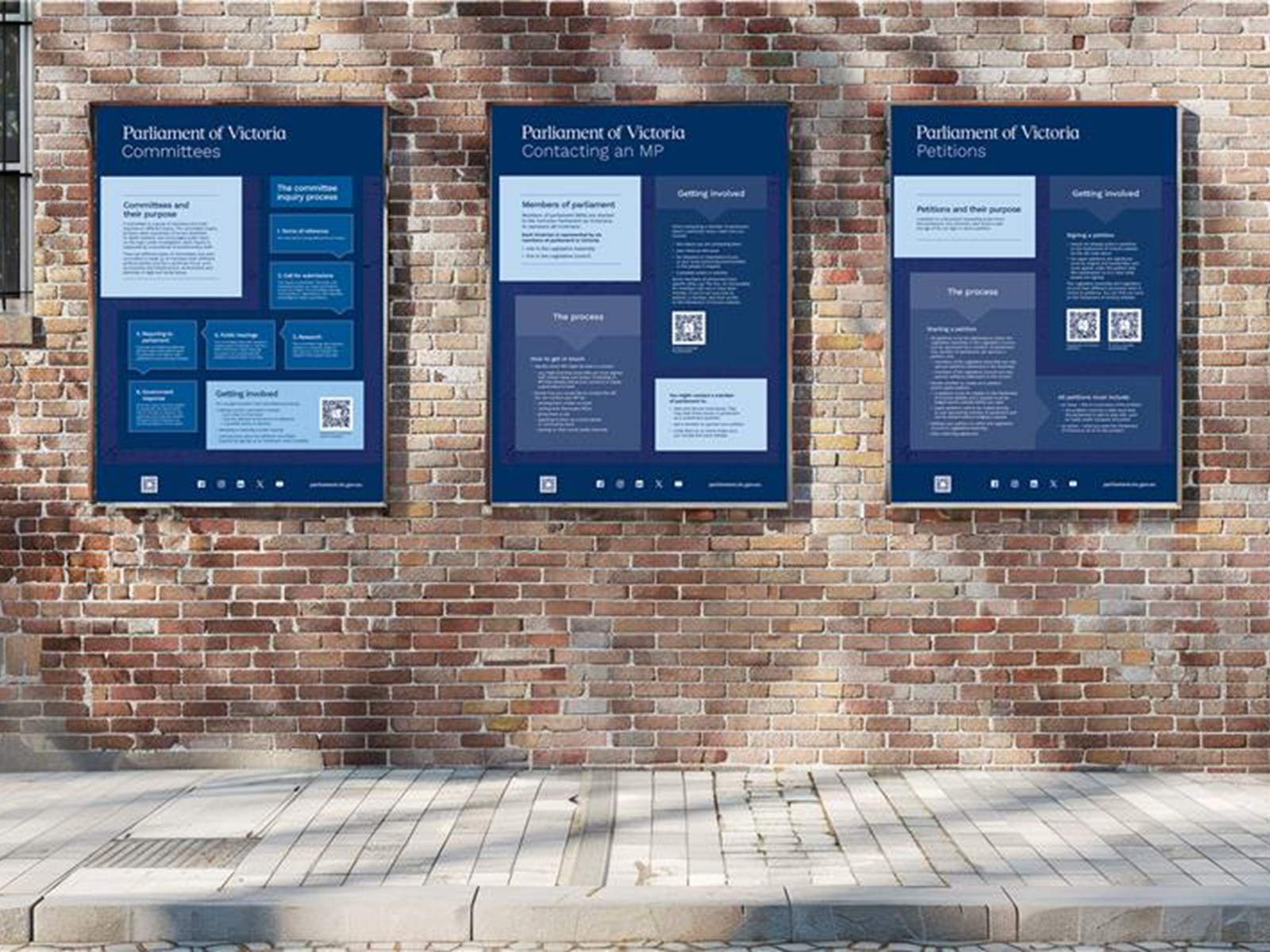 Engaging with parliament digital posters - Parliament of Victoria